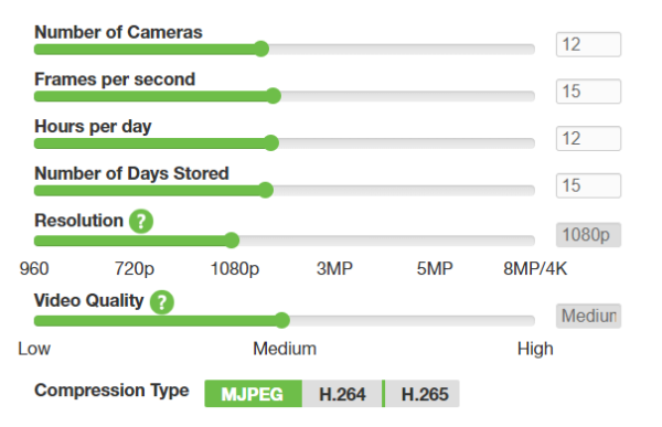 How long do security cameras keep footage?