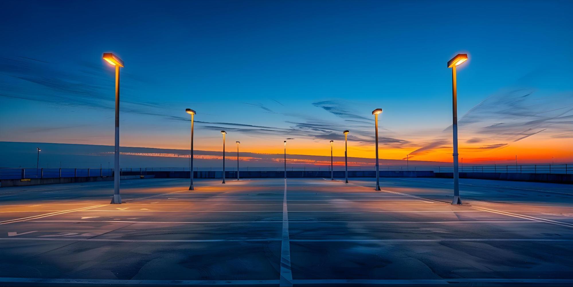 How can LED parking lot lights improve your lot's security?